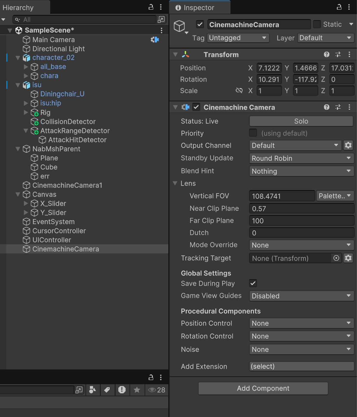 Unity6 Cinemachine3でFPS風視点作り1 | プロタウン（仮）