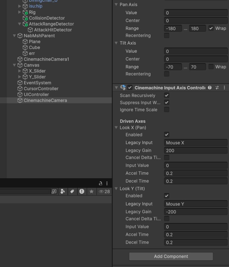 Unity6 Cinemachine3でFPS風視点作り1 | プロタウン（仮）